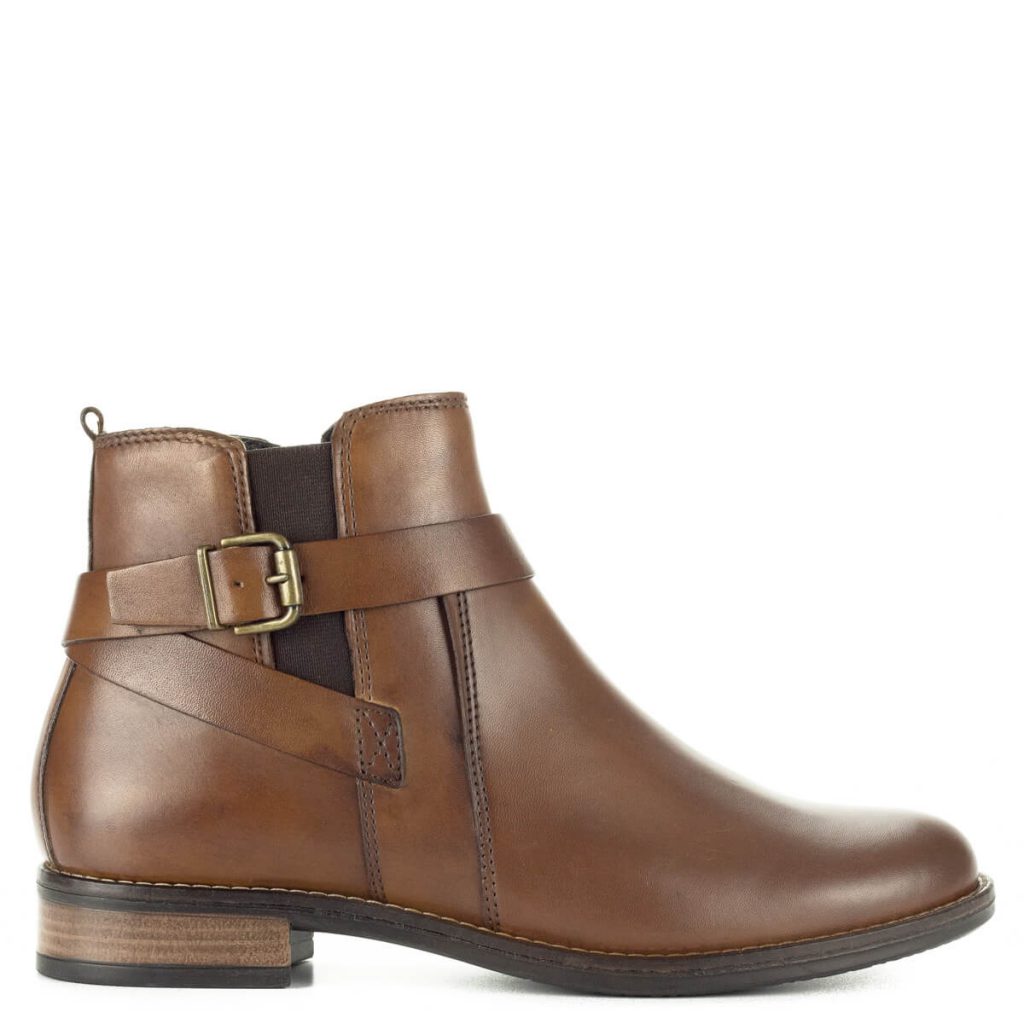 Sötétbarna Tamaris bokacsizma - ChiX Női Cipő Webáruház